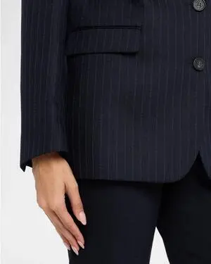 GOLDEN GOOSE Journey Pinstripe Wool Jacket