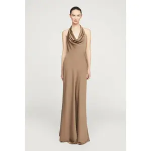 Halston Sid Satin Gown