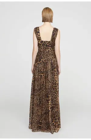 Halston Claudia Chiffon Gown