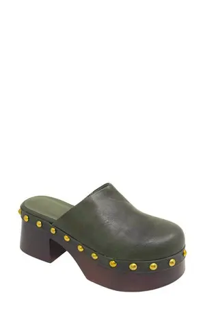 Shu Shop Studded Mules Clogs For Women