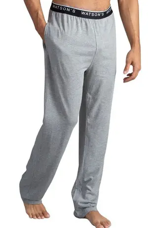 WATSON'S Element Cotton/modal Lounge Pants - Heather Grey