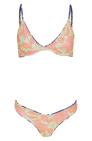 MAAJI Floral Petite Irene Reversible Underwire Bikini Top
