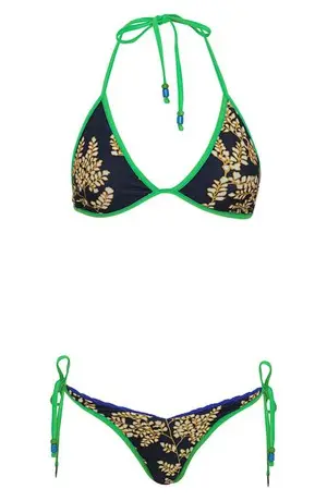 MAAJI Cobalt Celestina Reversible Triangle Bikini Top