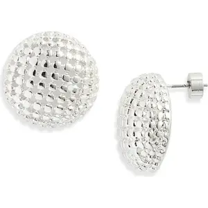 Nordstrom Mesh Button Stud Earrings
