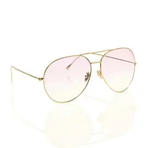 Carmen Sol Aviator Sunglasses Gld-violet Lens