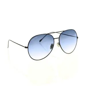 Carmen Sol Aviator Sunglasses Navy-navy Lens