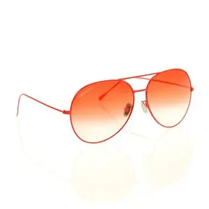 Carmen Sol Aviator Sunglasses Red-red Lens