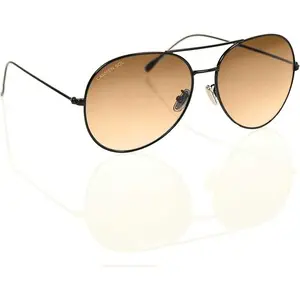 Carmen Sol Tonino Aviator Sunglasses - Brown-brown Lens