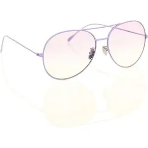 Carmen Sol Tonino Aviator Sunglasses - Violet-violet Lens