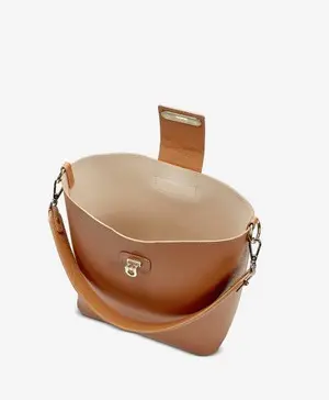 Gigi New York Isabel Bucket Bag - Tan