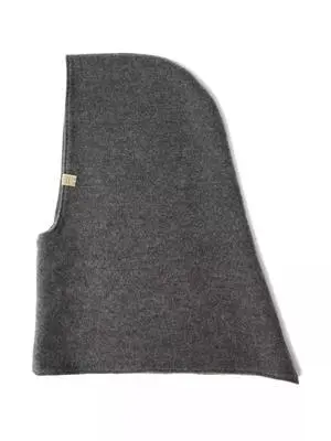 Brunello Cucinelli Balaclava With Logo Detail - Grey