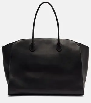 Black Polished Calfskin Totes