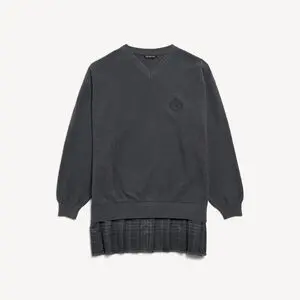 Balenciaga Layered Sweater Dress - Grey