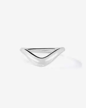 Ring Concierge Nest Wedding Band - Platinum
