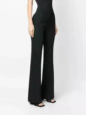 TWINSET High-waisted Flared Trousers - Black