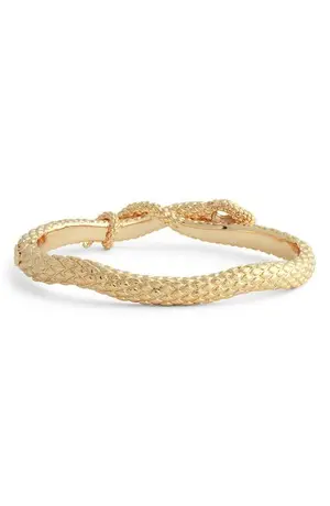ANABEL ARAM JEWELRY Serpent Hinged Bracelet