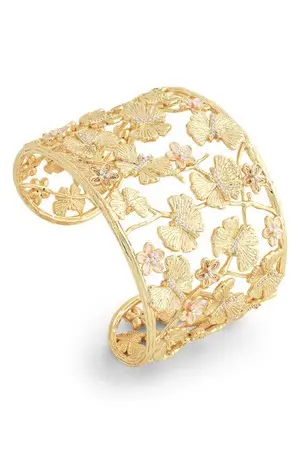 ANABEL ARAM JEWELRY Butterfly Cuff Bracelet - Gold