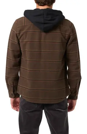 O'Neill Archer Hooded Button-up Shirt - Turkish Coffee