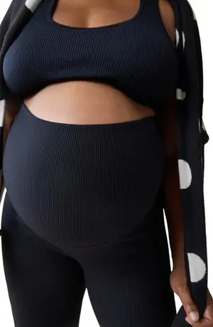Ingrid & Isabel® Ribbed Maternity Leggings