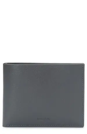 Vince Nappa Leather Bifold Wallet - Fumo