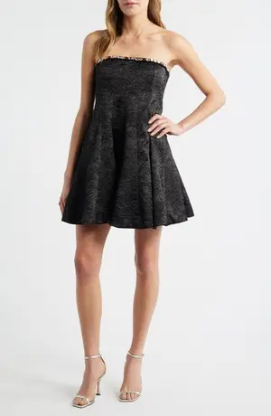 CECE DUPRAZ Strapless Mini Dress