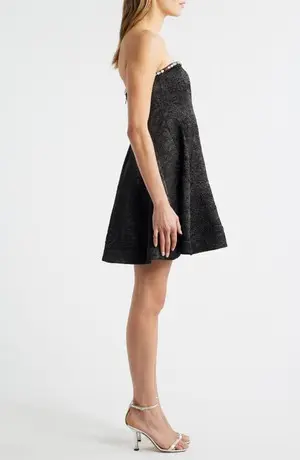CECE DUPRAZ Strapless Mini Dress
