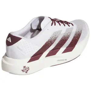 Adidas Texas A&m Aggies Adizero Evolution Sl Running Shoes - White