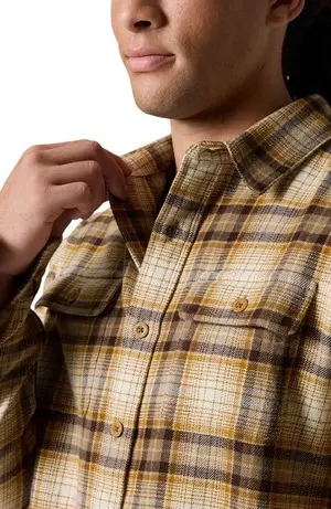 BACKCOUNTRY Venture Midweight Flannel Shirt - Starfish Peeler Plaid