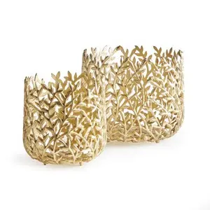 NAPA HOME & GARDEN Celine Cachepots Planters - Gold