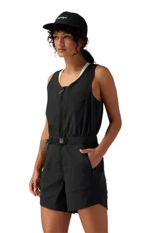 BACKCOUNTRY Wasatch Ripstop Romper Black