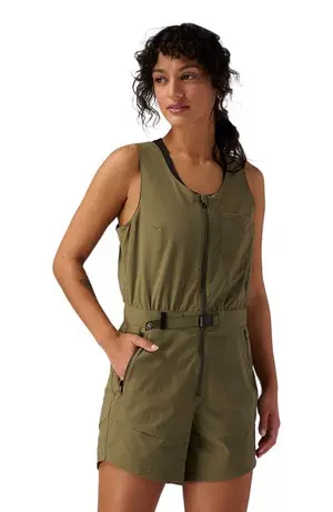 BACKCOUNTRY Wasatch Ripstop Romper - Kalamata