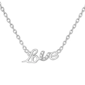 DONATELLO GIAN Sterling Love Pendant Necklace - Silver