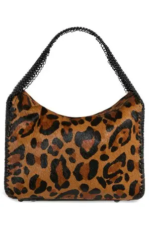 AIMEE Chain Mail Handle Handbag - Wildcat Haircalf