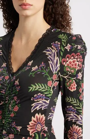 Farm Rio Marvelous Garden Knit Top