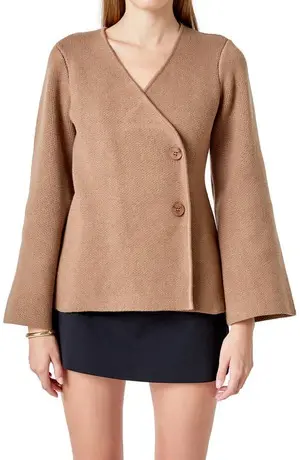 Endless Rose Wrap-look Cardigan