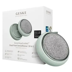 GESKE Smartappguided Dual Foot Smoothener | 8 In 1 - Green
