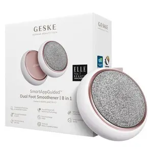 GESKE Smartappguided Dual Foot Smoothener | 8 In 1 - Starlight
