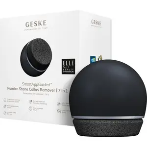 GESKE Smartappguided Pumice Stone Callus Remover | 7 In 1 - Black