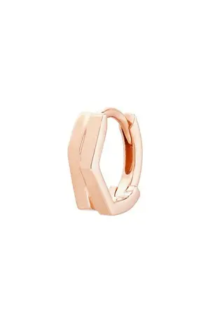 REPOSSI Antifer 2-row Huggie Hoop Earring - Rose Gold