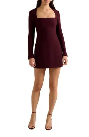 EVER NEW Ruby Long Sleeve Minidress