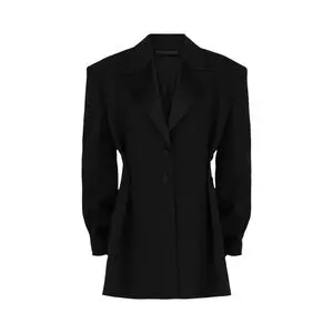 Givenchy Pleated Single-breasted Blazer