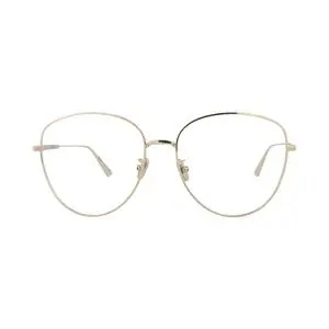 Dior Round Frame Optical Frames - Gold
