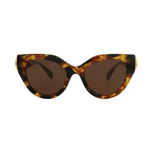 Gucci Cat Eye Frame Recycled Acetate Sunglasses - Brown