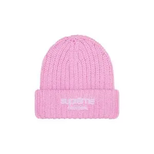 Supreme Chunky Rib Beanie - Pink
