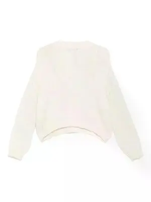 ROBERTO COLLINA V-neck Long Sleeve Sweater