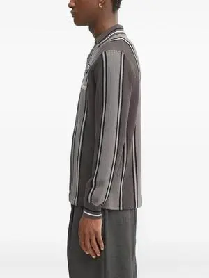 Filling Pieces Striped V-neck Sweater