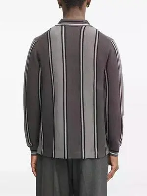 Filling Pieces Striped V-neck Sweater