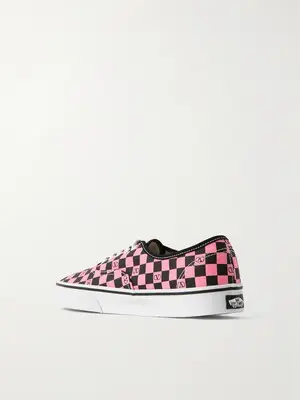 Valentino Garavani X Vans Checked Canvas Sneakers - Pink