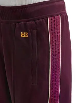 WALES BONNER Side-stripes Track Pants - Red
