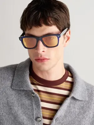Oliver Spencer Square-frame Sunglasses
